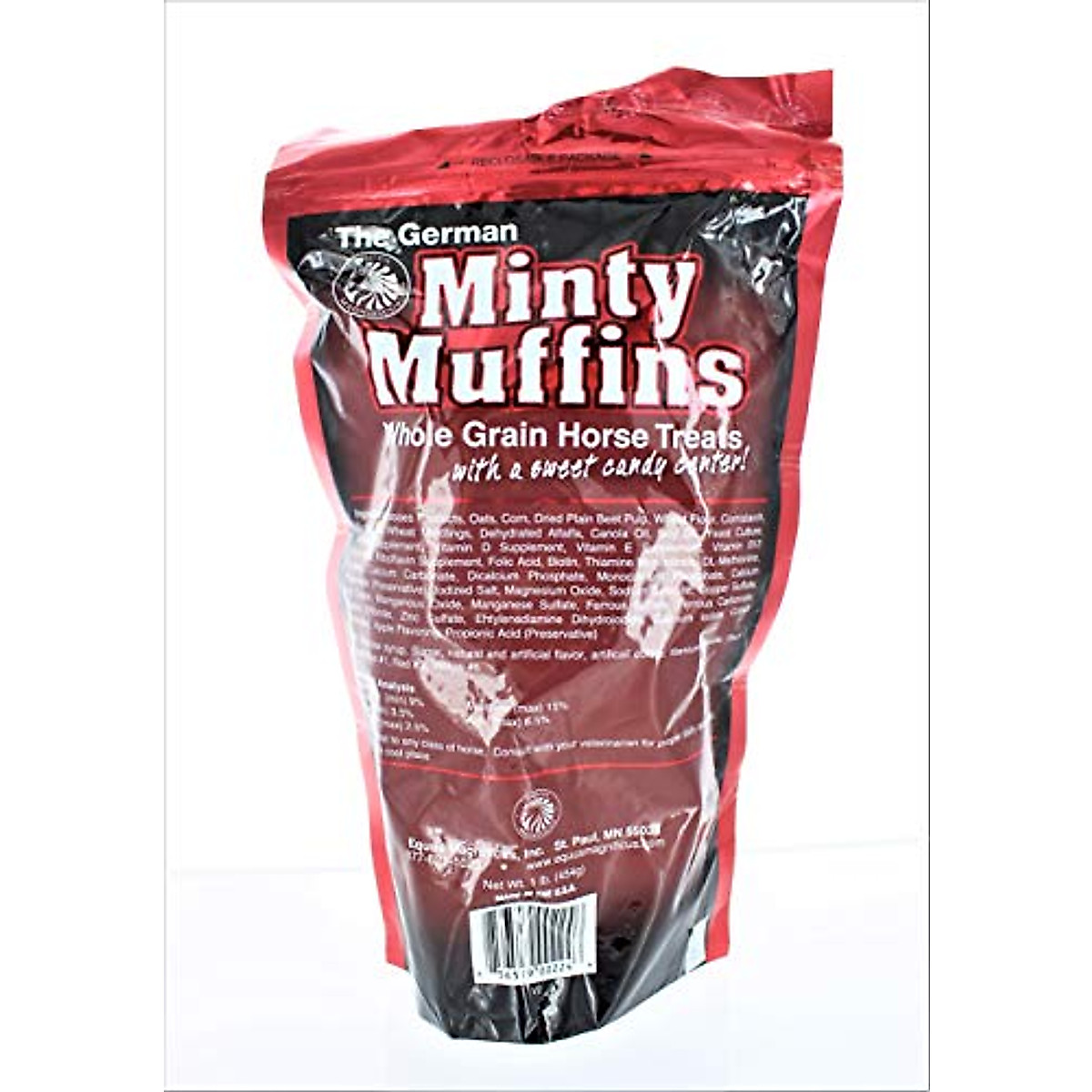 Equus Magnificusinc 011-10020013 Mint The German Minty Muffins All Natural Horse Treat, 1 Lb (Packaging May Vary)