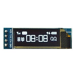 Hailege 0.91" SSD1306 IIC I2C OLED LCD Display 128x32 3.3V/5V for AVR PIC STM32 Arduino