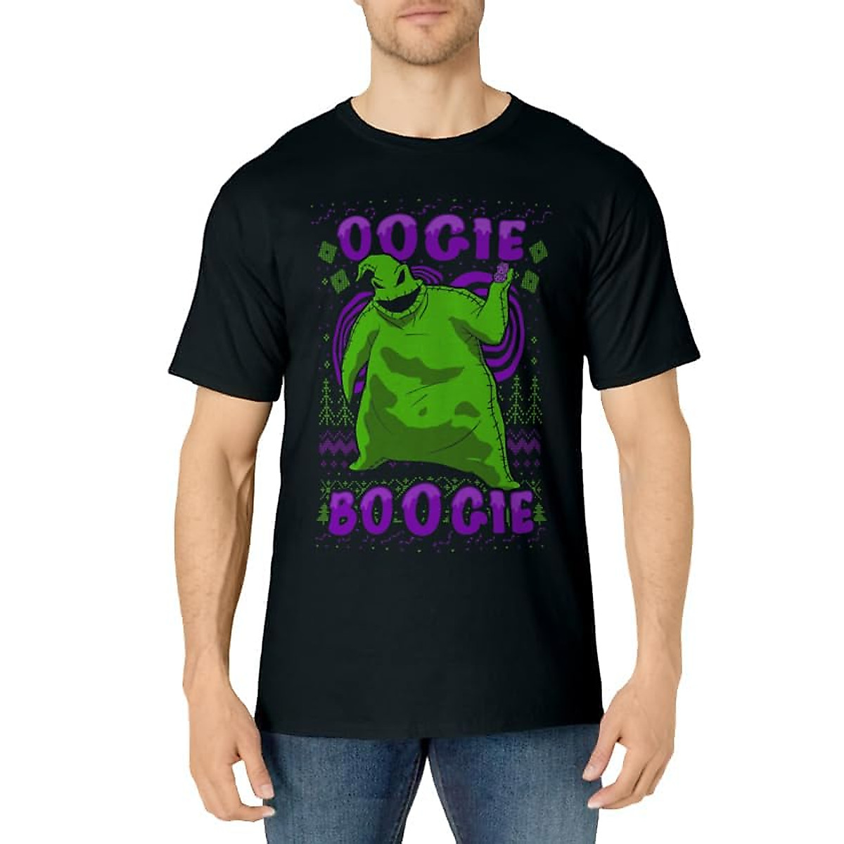 Disney Nightmare Before Christmas Oogie Boogie Ugly Sweater T-Shirt