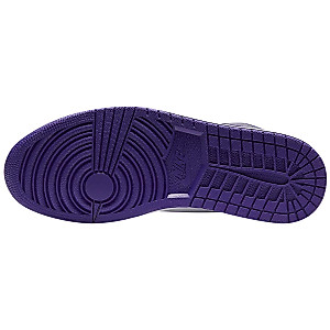 AIR JORDAN Nike Men's 1 Retro High OG Court Purple 2.0", Court Purple/White/Black, 8.5