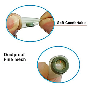 Luckvan Silicone Earbuds Tips for Galaxy Buds 2 Ear Tips Replacement Earbuds Tips for Samsung Galaxy Buds Earbuds 6 Pairs LMS Green