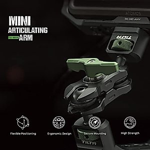 Tilta Mini Articulating Arm | Mount Camera Accessories with 1/4"-20 to 1/4"-20 (with Locating Pins) Connectors (Others Available Separately) | TA-MAA