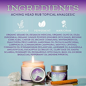 Little Moon Essentials Topical Analgesic, Aching Head Rub, 1 oz.