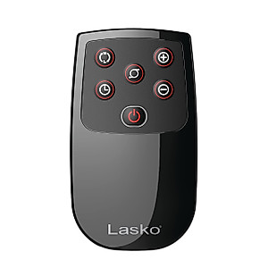 Lasko Portable Electric 1500 Watt Indoor Oscillating Tower Ceramic Space Heater with Adjustable Thermostat, Remote, and Timer, Silver