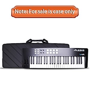 LTGEM Controller Case for Alesis V49 MKII USB MIDI Keyboard Controller, Hard Storage Travel Protective Carrying Bag