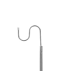 Organize It All 2 Pack Easy Reach Hook | Dimensions: 3.25 x 0.50 x 52.00 | Light Weight | Perfect for Reaching high Items | Closet Accessories | Sliver