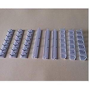 J.C Arts 9 in 1 Adhesive Paste Wall Hanging Storage Hooks Jewelry Display Organizer Necklace Hanger