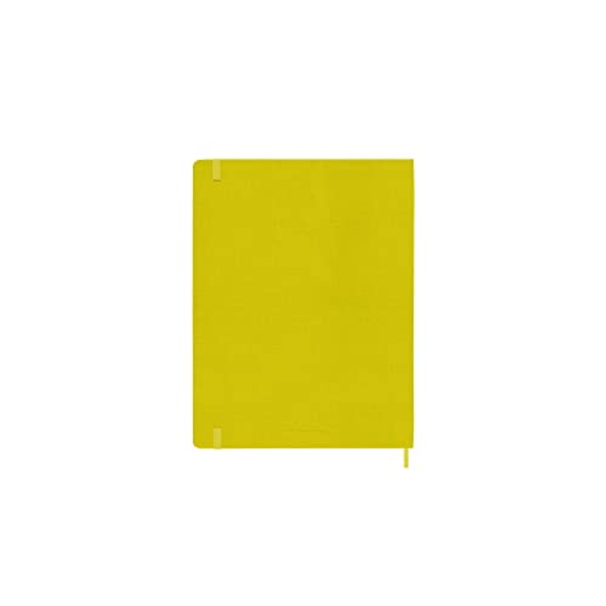 Moleskine Classic Notebook, Hard Cover, XL (7.5" x 9.5") Ruled/Lined, Hay Yellow (Silk), 192 Pages