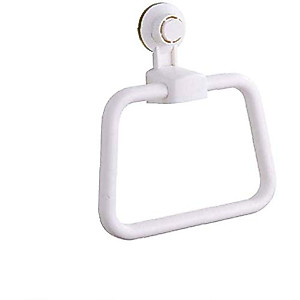 AFLHYJK Towel Rack- BathroomTowel Holder Bath Hand Towel Rings Circle Towel Holders Door Hanger Towels Rack Heavy Duty Wall Mount Brushed Finished