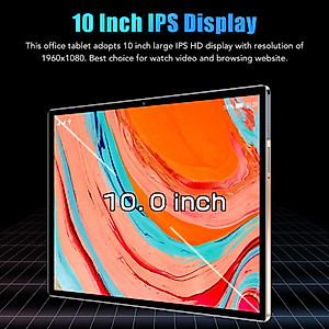 Dpofirs 10 Inch Androids 11 Tablet, Octa Core Processor 4GB RAM 128GB ROM WiFi Tablet Computer with 5MP 8MP Camera, HD Display, 6000mAh 4G Call Gaming Tablet(Gold)