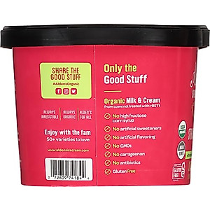 Alden's, Organic Strawberry Ice Cream, 48 oz (Frozen)