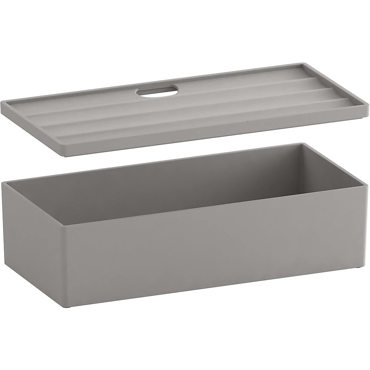 KOHLER 33586-1WT Vanity Organizer Accessory, Medium Container Set, K-33586-1WT, Mohair Grey