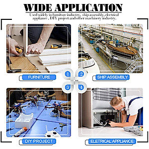 Glarks 450Pcs M3/M4/M5/M6/M8 Allen Head Socket Set Screw, 12.9 Class Black Alloy Steel Internal Hex Drive Grub Screw Assortment Kit