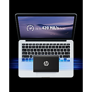 HP P500 500GB USB-C External Solid State Hard Drive USB 3.2 Gen 1 Type C SSD Up to 420MB/s - 7NL53AA#ABC