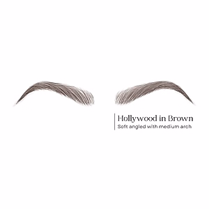 Bliss and Beyond USA | Microblading & Shading Tattoo | A combination of hair stoke and powdered brows | Non-toxic | Vegan friendly (Dramatic Hollywood, Brown)