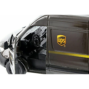 KiNSMART Mercedes-Benz Sprinter UPS Edition Delivery Van 1:48 Scale 5"