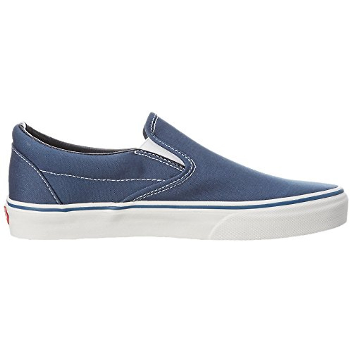Vans Unisex Classic Slip-On(tm) Core Classics Navy Sneaker Men's 8.5, Women's 10 Medium