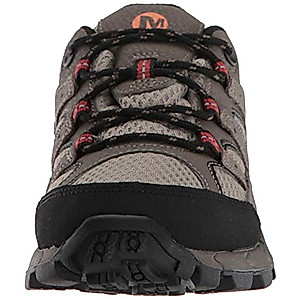 Merrell Moab 2 Low LACE Hiking Sneaker, BARK Brown, 4 Wide US Unisex Big_Kid