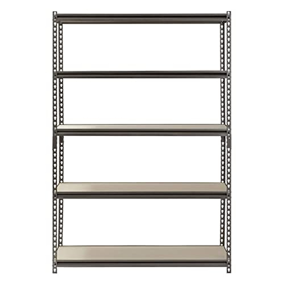Super Large Bearing Capacity and Space Heavy Duty 5-Tier Steel Freestanding Shelving Storage Racks for Home Warehouse Storage, Silver, 4000 lbs Capacity