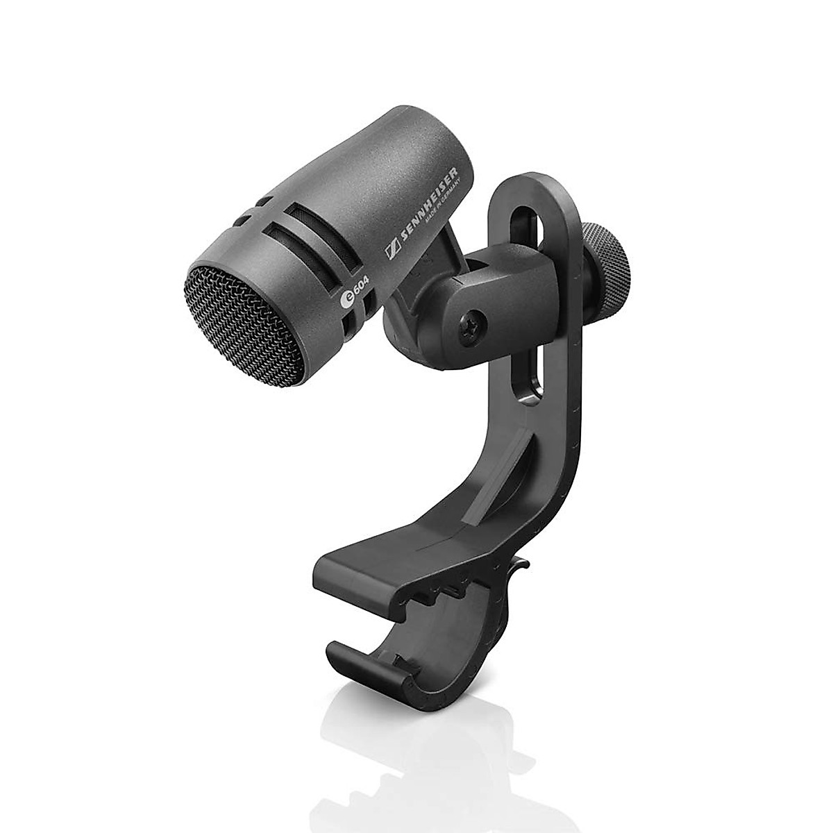 Sennheiser e 604 Drums and Brass Instruments Cardioid Microphone with Tripod Mic Stand & XLR Cable Bundle