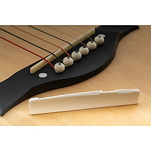 Musiclily Acoustic Guitar Compensated Bone Saddle 76x3x13mm(Pack of 2)