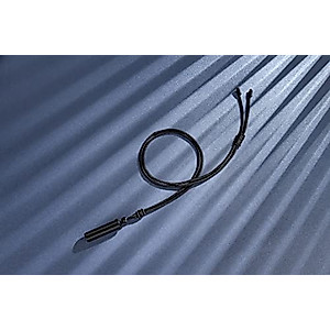 YATOJUZI Obsidian Crystal Necklace Cylindrical Pendant Necklaces Adjustable Rope Healing Crystals Stone Natural Gemstone Necklace Reiki Enger Quartz Jewelry for Women Men