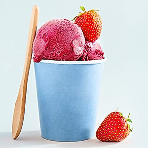 Turbo Bee 600Pack 3oz Disposable Paper Cups,Hot/Cold Beverage Drinking Cup，Small Blue Paper Cups for Bathroom and Mouthwash…