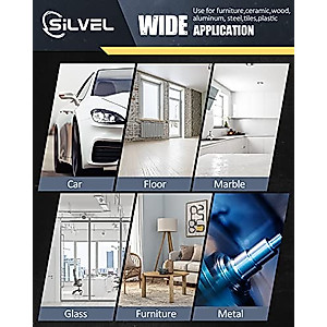 SILVEL Buffer Polisher, 1600W 7 Inch/6 Inch Rotary Car Buffer Polisher Waxer, 7 Variable Speed 1000-3500 RPM, Detachable Handle for Car, Boat Sanding, Polishing, Waxing