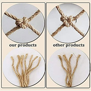 RZM Wall Decor Rope Net, Climbing Net for Kids Stair Balcony Railing Safety Net Hammock Fence Net Cargo Tree House Climb Nets Playground Children Swing Child Safety Netting for Balcony