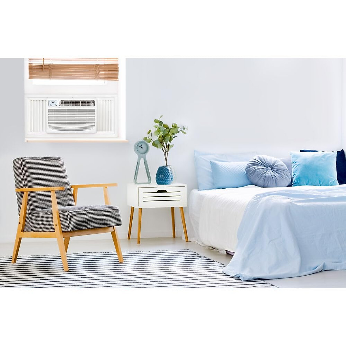 Keystone 25,000 BTU Window Air Conditioner and Dehumidifier, 230V, Window AC Units for Apartment, Living Room, Garage and Large Rooms up to 1500 Sq.Ft., Window Unit Air Conditioner with Remote Control