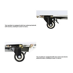 BREVELTION 10 PAN Ice Cream Showcase Ice Cream Display Cabinet 136L Freezer 110V