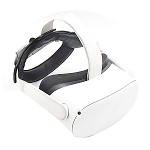 Headset Strap Pad Replacement for Elite Strap Compatible with Quest 2 (Black)