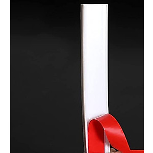 Shower Tray Sealing Strip Bathroom Collapsible Retaining Strip, Frameless Shower Threshold, Water Barrier for Bathtub, Bathroom and Kitchen, Keeps Water Inside Threshold