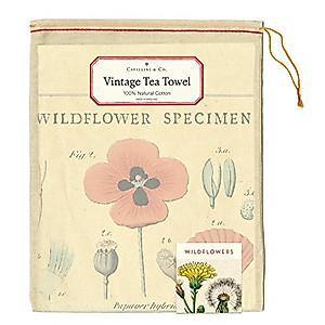 Cavallini & Co. Wildflowers Tea Towel, Multicolor