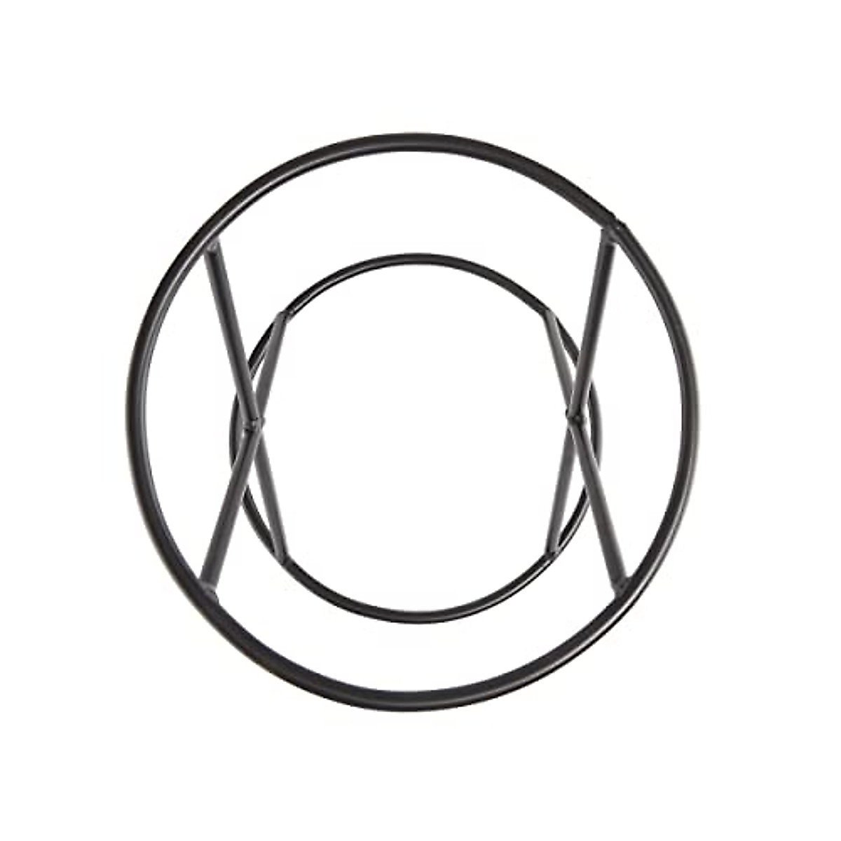 Alpine Corporation SLL1770HH Gazing Globe Metal Stand, 9" L x 9" W x 10" H, Black