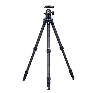 SIRUI AM-225 Camera Tripod Carbon Fiber Tripod 5-Sections Travel Lightweight Small Tripod with B-00K Ball Head