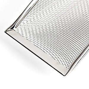 REPTI ZOO Reptile Sand Stainless Steel Fine Mesh Reptile Substrate Metal Sand Shovel Terrarium Substrate Durable Litter Cleaner Corner Scoop