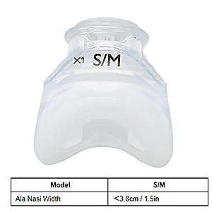 Nasal Pad for Home Clinic Flexible Hygienic Nasal Pad for Wisp S/M