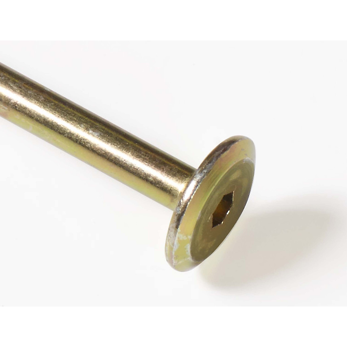 Pack of 4 Replacement Bolts 150 mm Long, 1/4" Thread. 4 Half-Moon/Crescent/Lunar Threaded Nuts Included. Best for Made in Brazil Beds and Bunk Beds