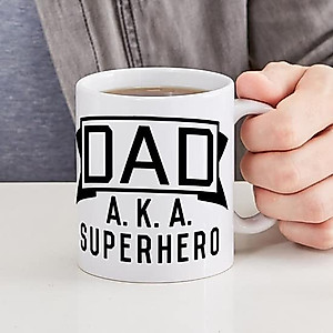 CafePress Superhero Dad Ceramic Coffee Mug, Tea Cup 11 oz