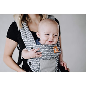 Baby Tula Coast Explore Mesh Baby Carrier 7 – 45 lb, Adjustable Newborn to Toddler Carrier, Multiple Ergonomic Positions Front and Back, Breathable – Coast Beyond, Light Blue with Light Gray Mesh