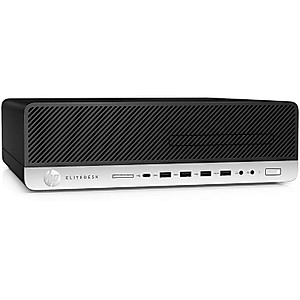 HP EliteDesk 800 G3 Small Form Desktop, Intel Core 7th Gen i5 7500 3.4Ghz, 32GB DDR4 RAM, 2TB Hard Drive, USB Type C, Windows 10 Pro (Renewed)