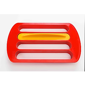 Mobi-The New Cool Way to Eat a Hamburger- Hot Dog Shaped Burger Mold