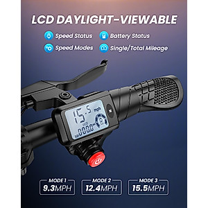 Gyroor Electric Scooter with Seat, 450W Powerful Motor up to 20 Miles Range, Foldable Scooter for Adult Max Speed 15.5Mph, Commuter Electric Scooter with Basket