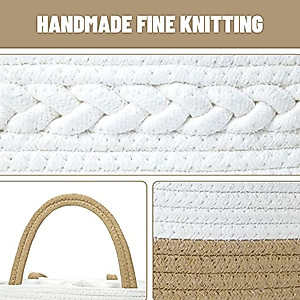 Caroeas Portable Diaper Caddy Organizer, X-Large Nursery Storage Bin with Divider, Changing Table Organizer, Baby Gift Baskets, Brown