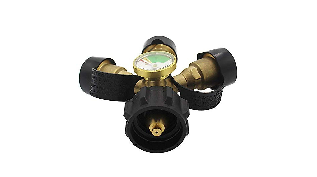 METER STAR Propane Manifold: Gauge Adapter & Splitter