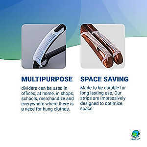 AMIFF Non Slip Rubber Hanger Grips 3.74" x 0.45", Pack of 200 Clear Grip Strips for Plastic and Wooden Hangers, Soft Silicone Hangers Grips, Clothing Hanger Strips for Store and Home Organization