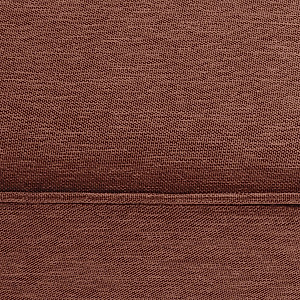 Classic Accessories Montlake Water-Resistant 25 x 25 x 5 Inch Square Outdoor Seat Cushion, Patio Furniture Chair Cushion, Heather Henna Red, Outdoor Cushion Cover