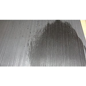 Ebony Black Composite Wood Veneer 23" x 7" raw no Backing 1/42" Thickness # 633