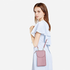 S-ZONE Small Crossbody Bags for Women Cell Phone Purse RFID Blocking Wallet Purses with Credit Card Slots